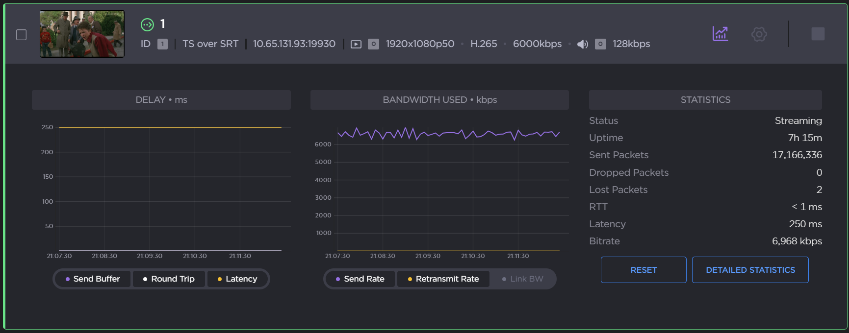 Configuring SRT Path Redundancy